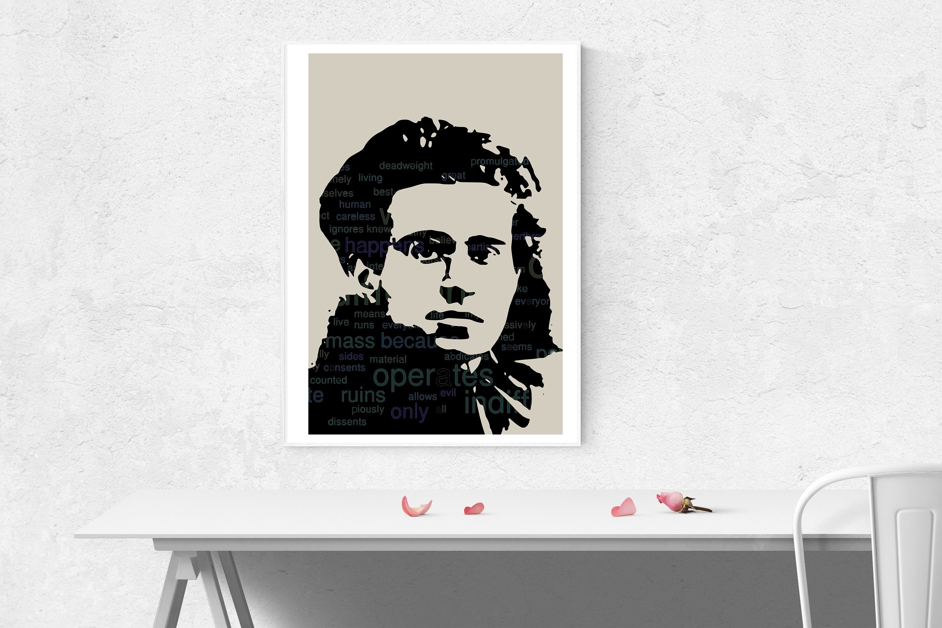 Antonio Gramsci, Leftist Wall Art, Marxist Poster, Digital Portrait - Etsy