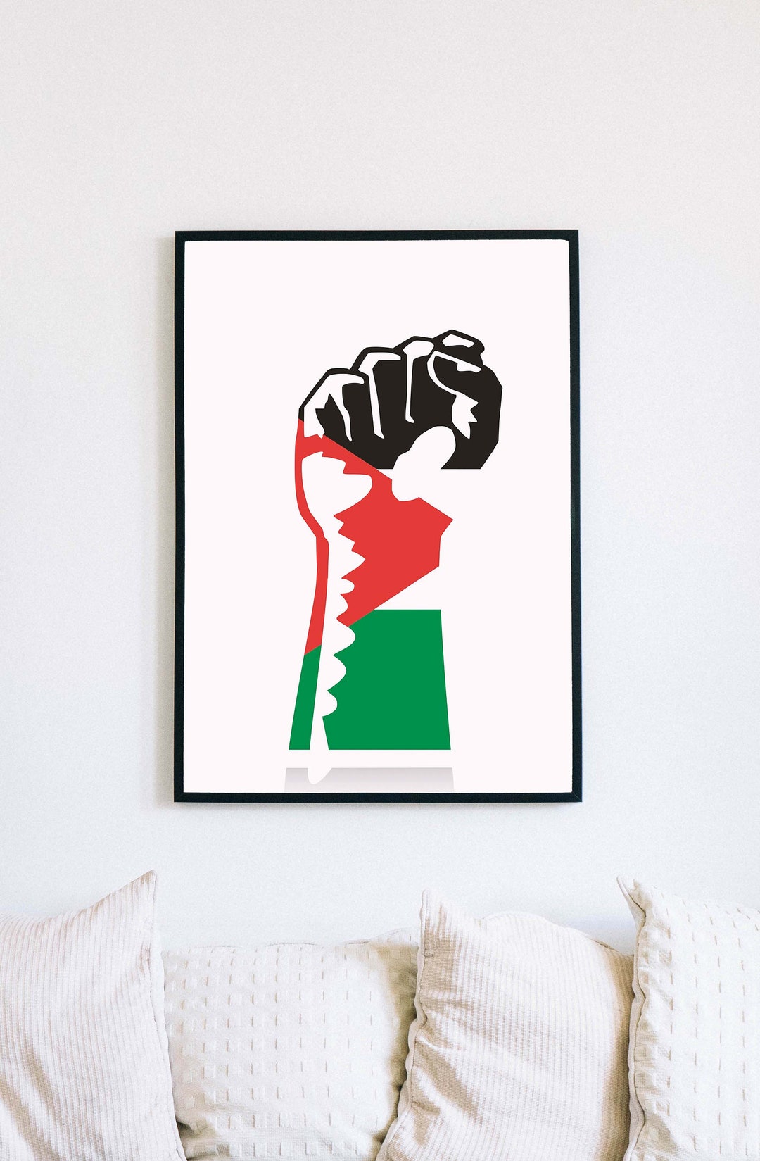 Free Palestine, Solidarity Wall Art, Leftist Poster Print, Israel, BDS ...