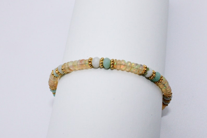 Exquisite AAA Ethiopian Opel and Aqua Blue Peruvian Opal Gold Filled ...