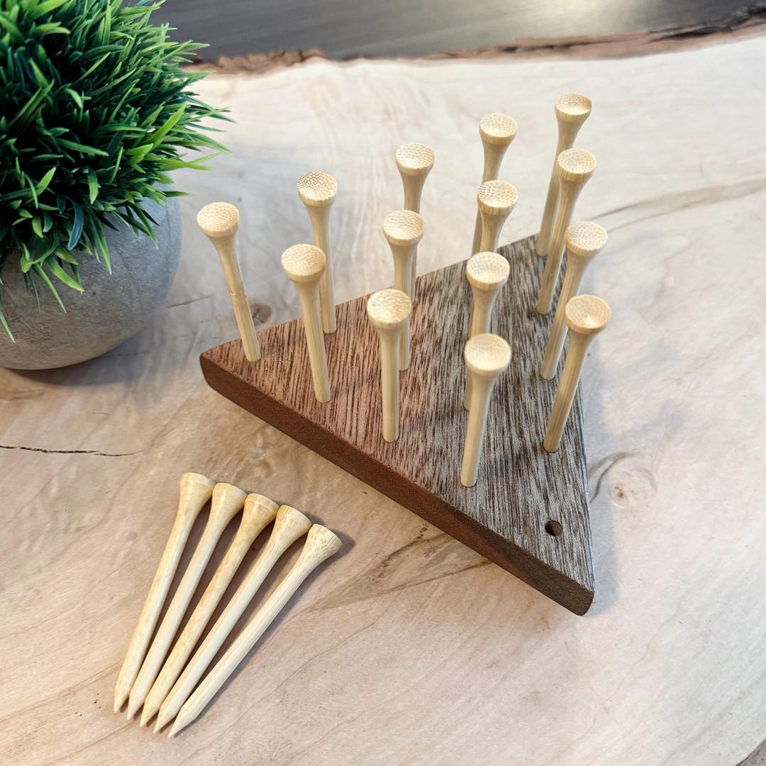 Wood Peg Game | Classic Triangle Wood Puzzle | Cracker Barrel Brain ...