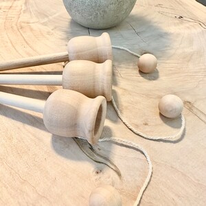 Birch Ball and Cup Game: Vintage Wooden Toy for Kids - Etsy