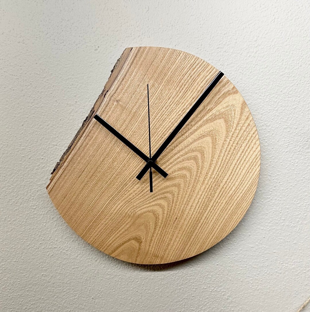 Small Wood Clock Shelf Decor Wooden Wall Decor Wall Art Boss Gift ...