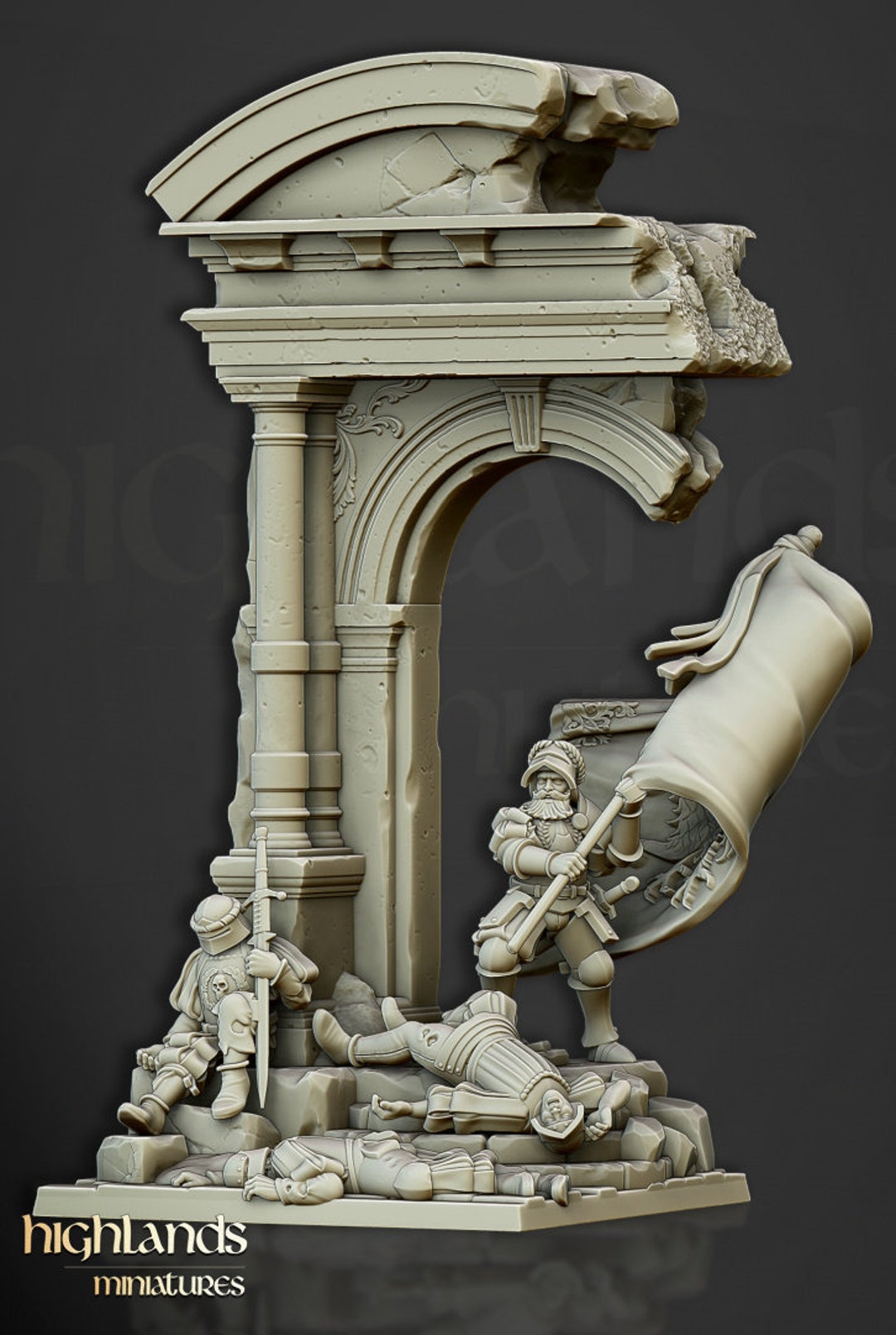 The Last Stand - Diorama - Empire of Man - 32mm/28mm - Ideal for ...