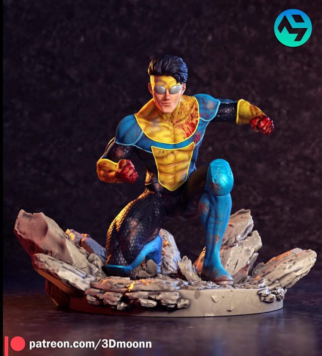 Invincible Painted Statue - Display - 1:6 Model - Fan Art - Etsy