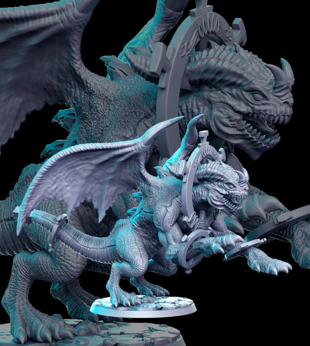 Sanddragon (bound Form) - RN Estudio - Dnd Tabletop Games - Resin ...