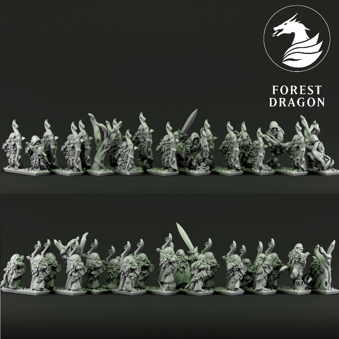 Wood Elves Vs Vampires Starter Pack/2player 10mm - Etsy Singapore