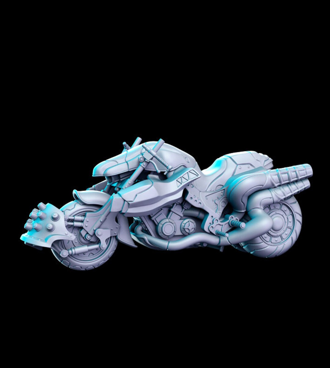 Daytona Bike - RN Estudio - Dnd Tabletop Games - Resin Miniature - Etsy