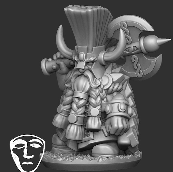 Dwarfs Slayer King 10mm Detailed Miniatures Warmaster - Etsy