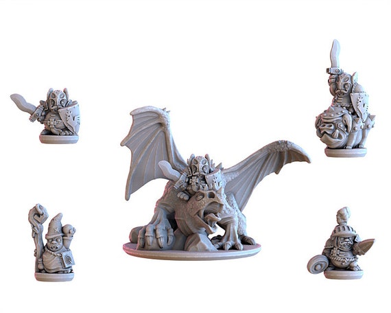 Halflings Heroes & Mounts 10mm Detailed Miniatures - Etsy