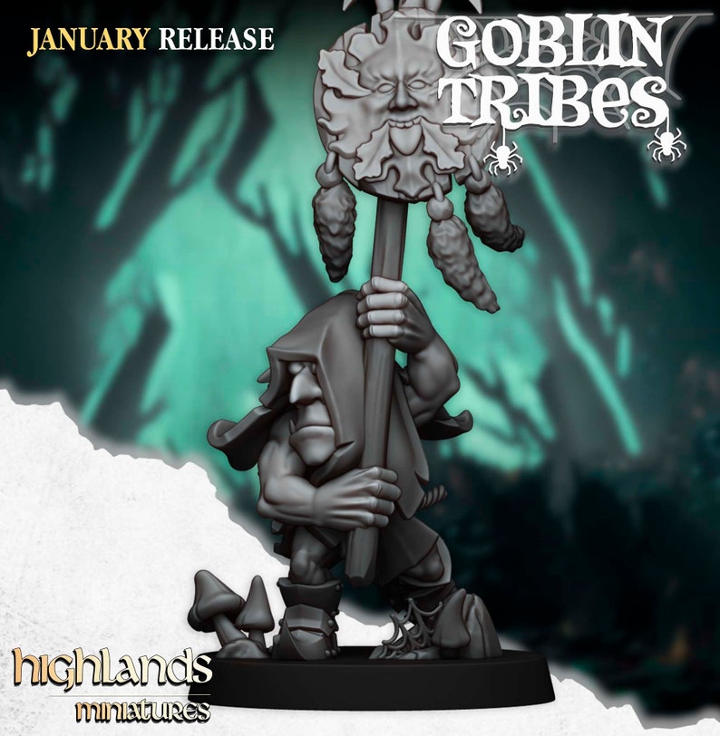 Goblins - Pikemen - Goblin Tribes - 32mm/28mm - Ideal for Tabletop Rpgs ...