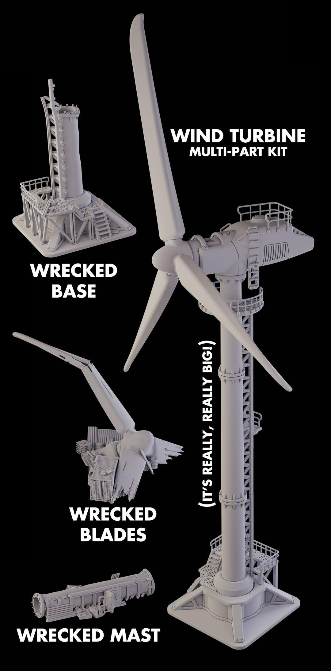 Turbine - Scenery - 6mm - Epic - Resin Miniatures - the Lazy Forger - Etsy