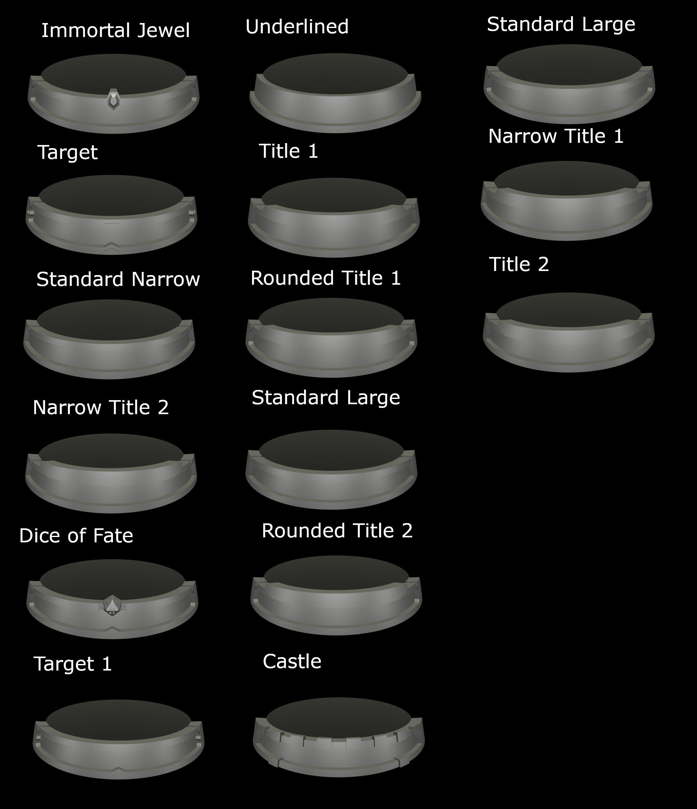 Nameplates for Your Models Choose Your Style and Customise | Etsy UK