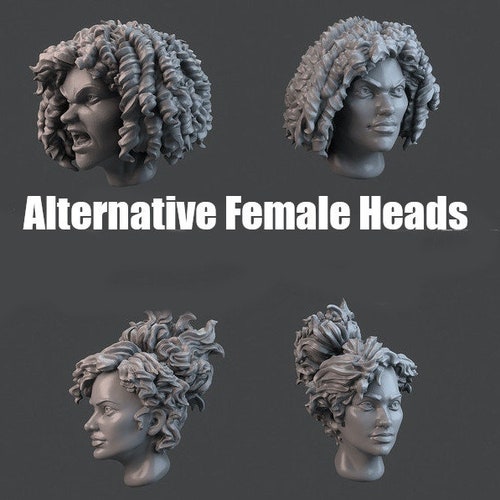Alternative Heads 28mm Wargaming Resin Models Fine - Etsy