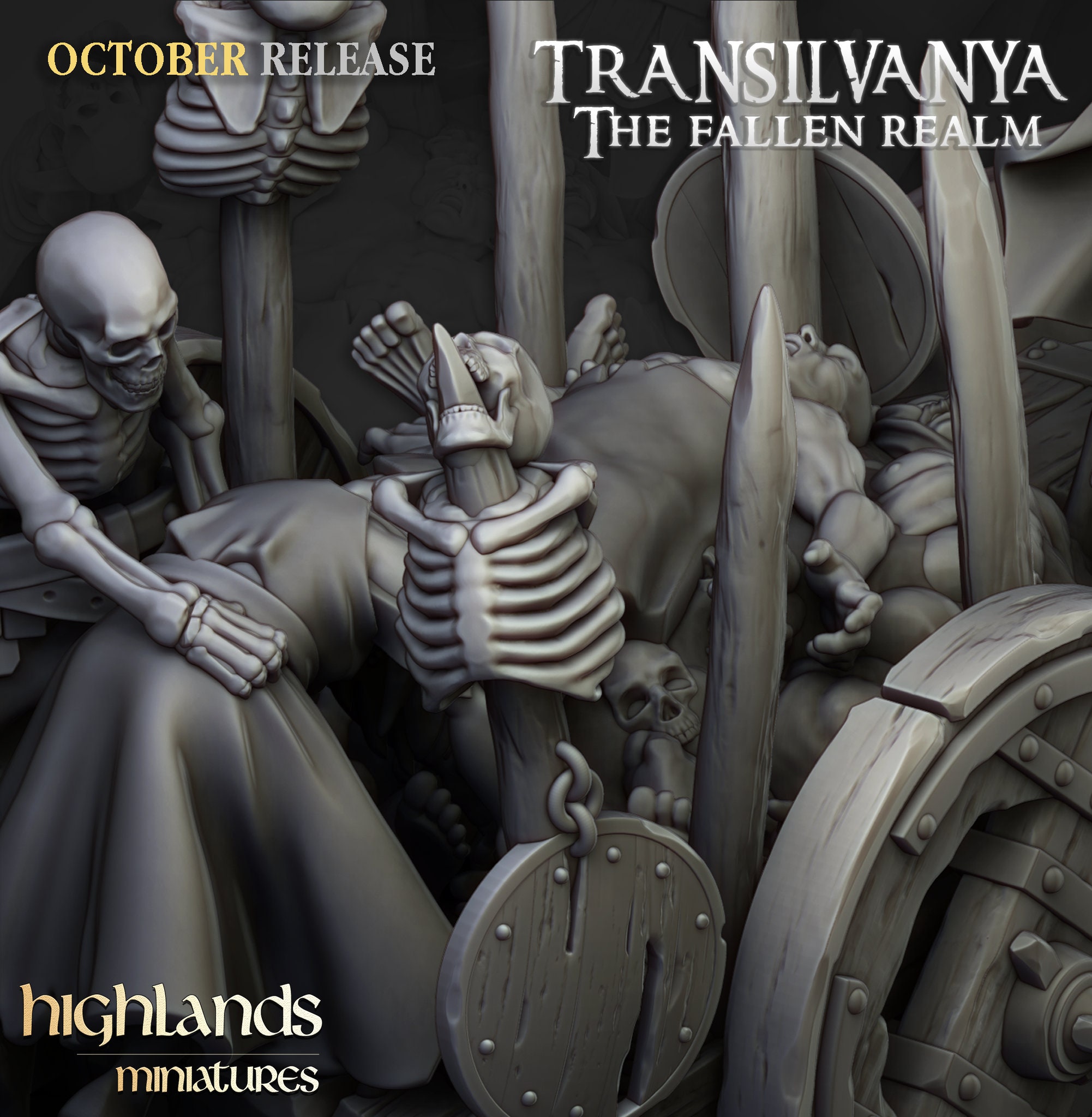 Transilvanya - the Fallen Realm Corpse Cart - 32mm/28mm - Ideal for ...