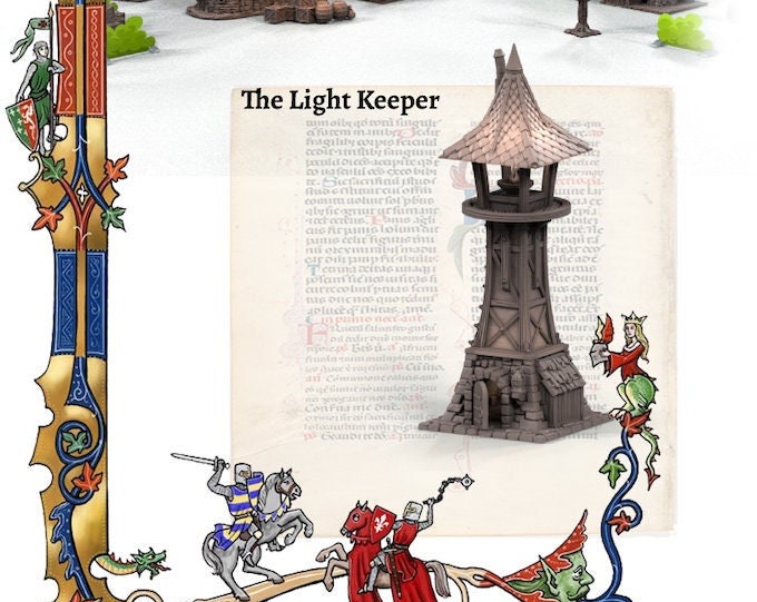 Warmaster Scenery/terrain the Light Keeper 10mm Scale - Etsy UK