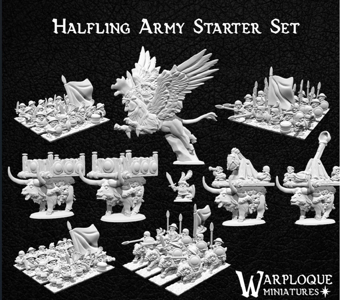 Halflings Army - 10mm Detailed Miniatures Oldhammer Warmaster Kings of ...