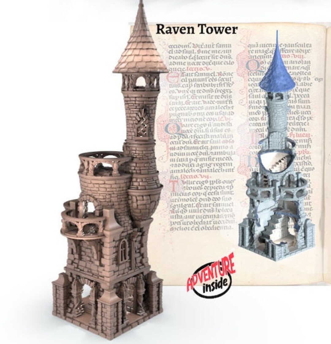 Scenery/terrain - Ravens Tower - 10mm Scale - Resin Models - Etsy