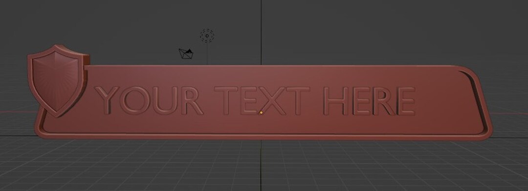 Nameplates for Your Models (square Edition) - Choose Your Style and ...