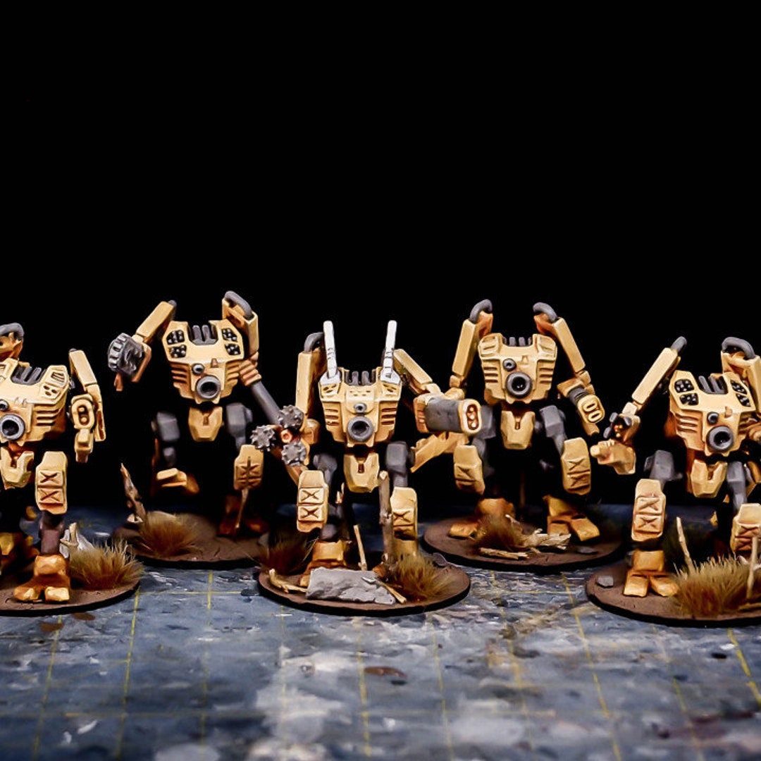 2 Player Set - 6mm - the Enlisted Vs the Tech - Infantry - Epic - Resin ...