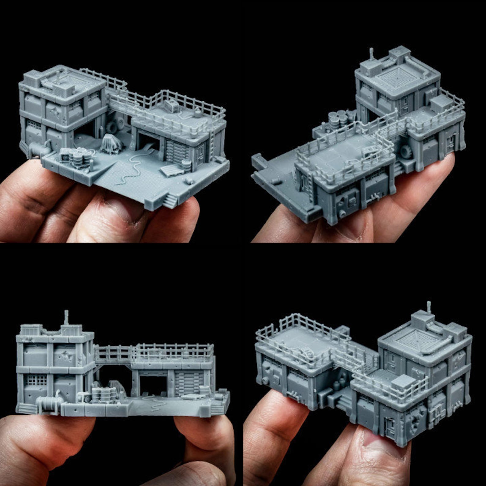 Research Buildings - Scenery - 6mm - Epic - Resin Miniatures - the Lazy ...