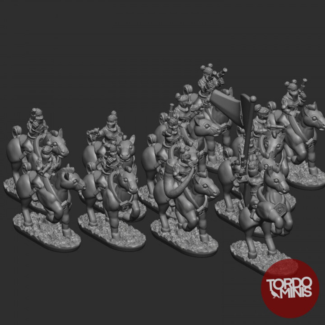 Gunner Cavalry - Eastern Kingdoms - Revolution - Detailed Miniatures ...
