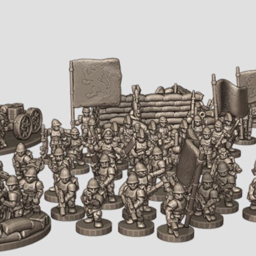 The Enlisted Army Bundles 6mm Epic Resin Miniatures - Etsy