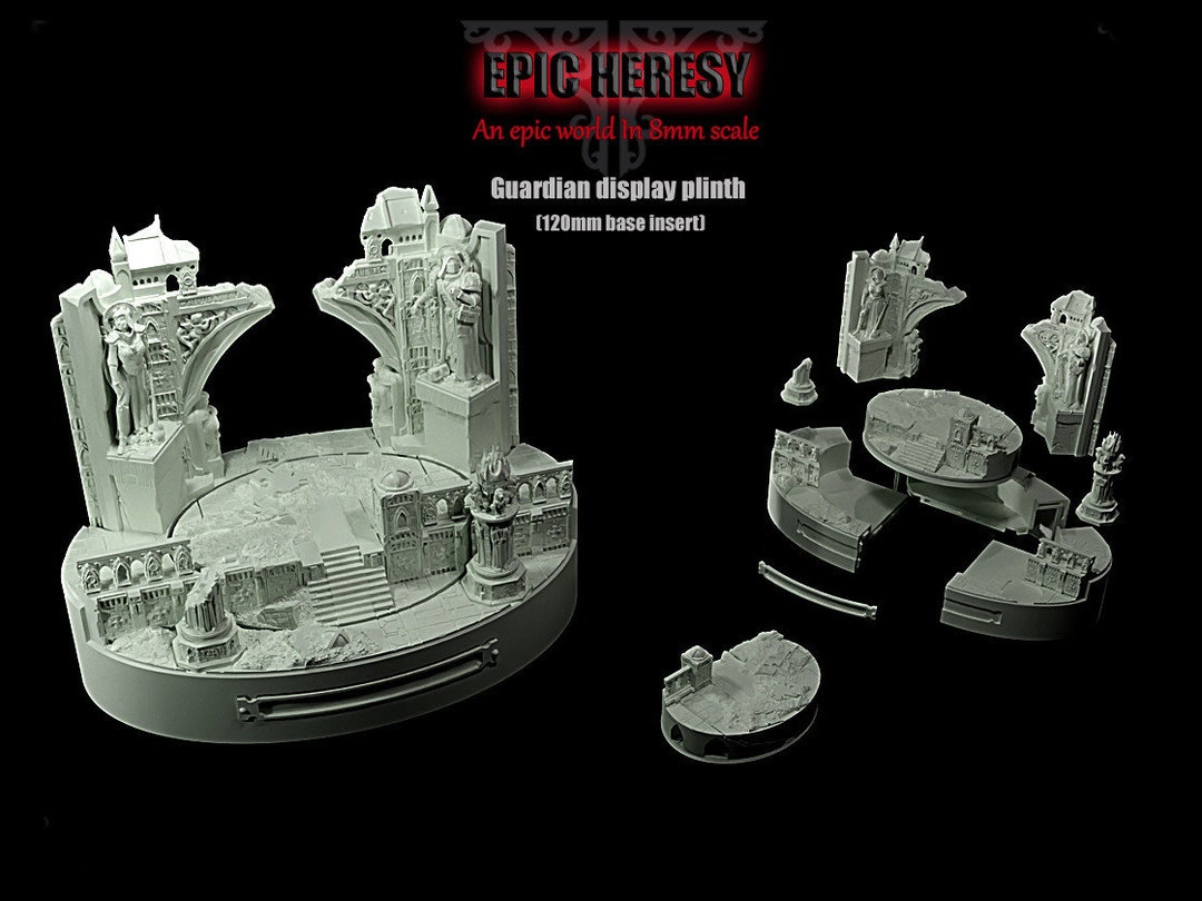 Guardian Display Plinth - 6mm - 8mm - Epic Scale - Wargaming - Display ...