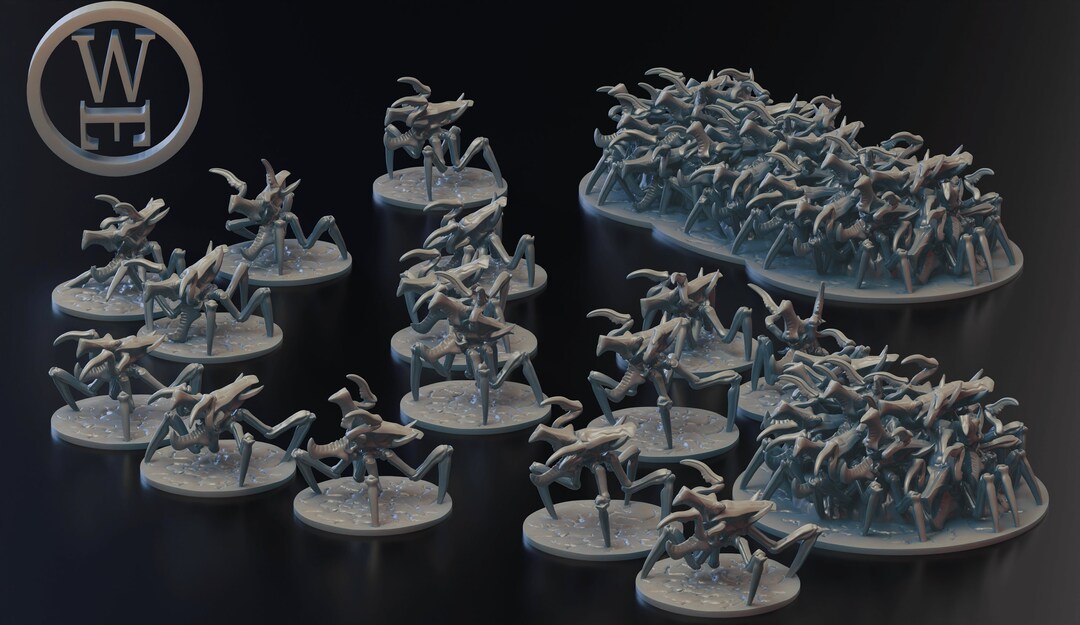 Voidship Troopers Scorpion Bugs Tabletop RPG Wargaming 6mm Sifi Resin ...
