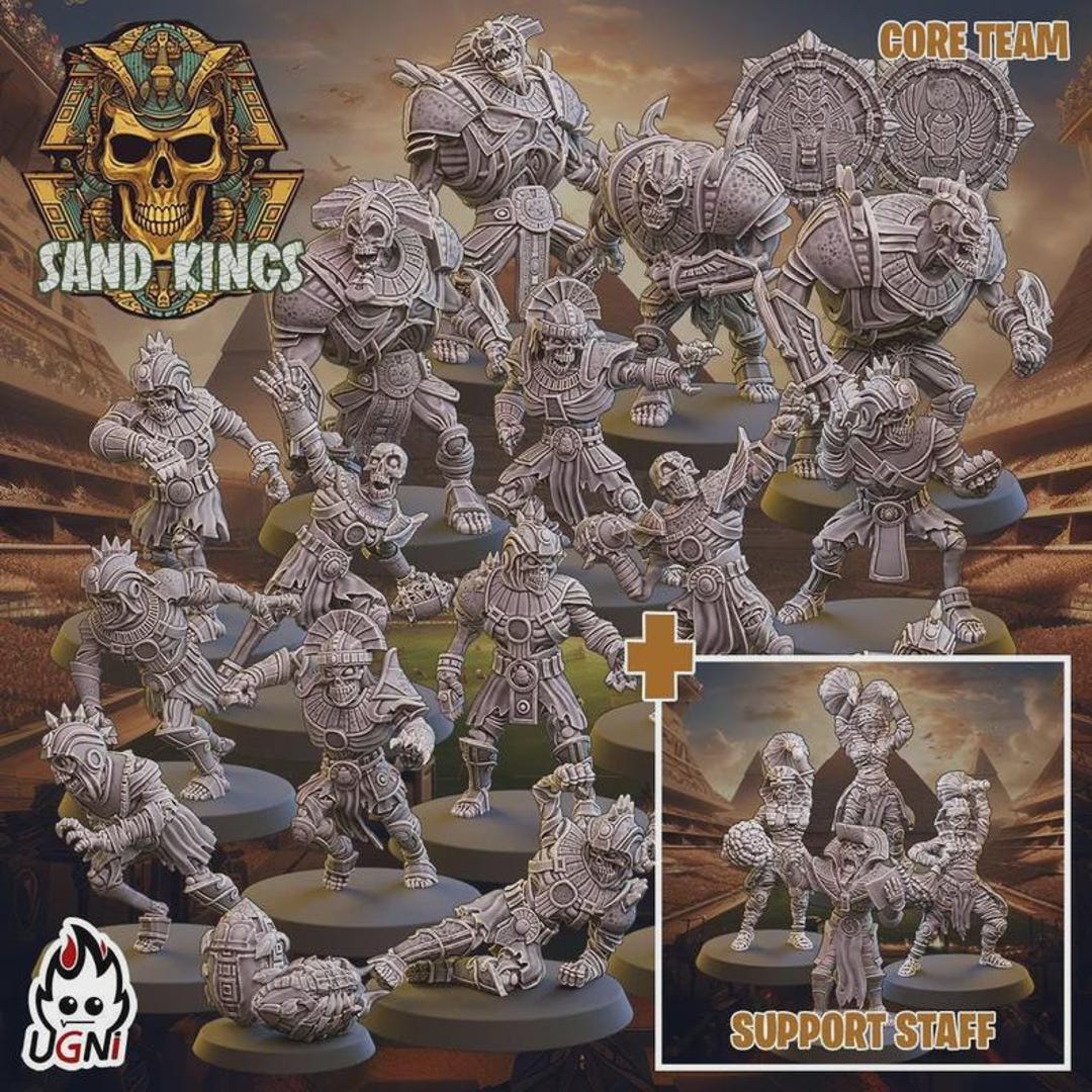 Sand Kings - Ugni Miniatures - Resin Miniature - High Detail - Etsy