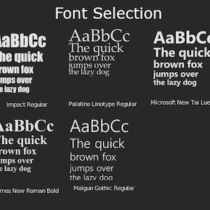 Nameplates for Your Models - Choose Your Style and Customise Your Text ...