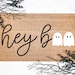 Hey Boo Ghost Doormat: Spooky Halloween Porch Decor - Etsy