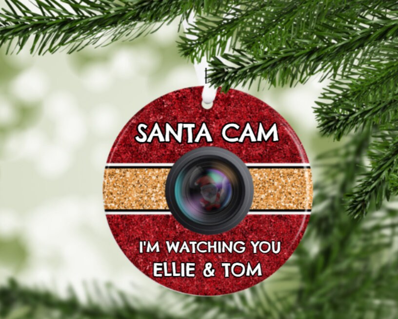 Personalised Santa Cam Bauble Santa Camera Elf Camera - Etsy