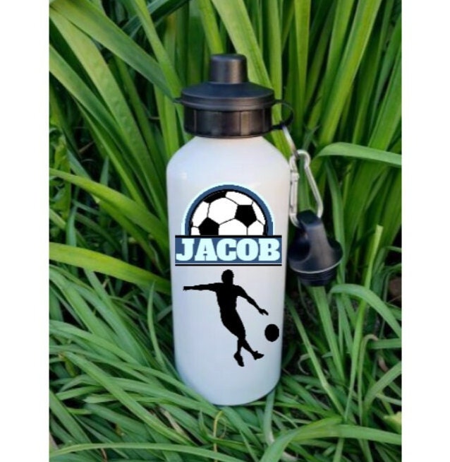 Personalised Football Sports Bottle Football Gift School | Etsy