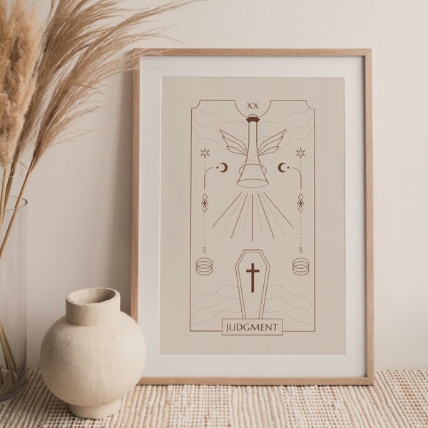 Judgment Card Poster - Etsy