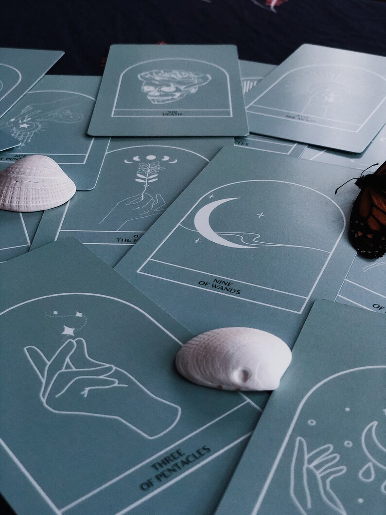 Tarot Deck Tarot Cards Full Tarot Deck Blue Tarot Deck - Etsy