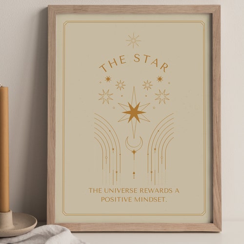 Printable Art the Star Definition Print Wall Art Prints | Etsy