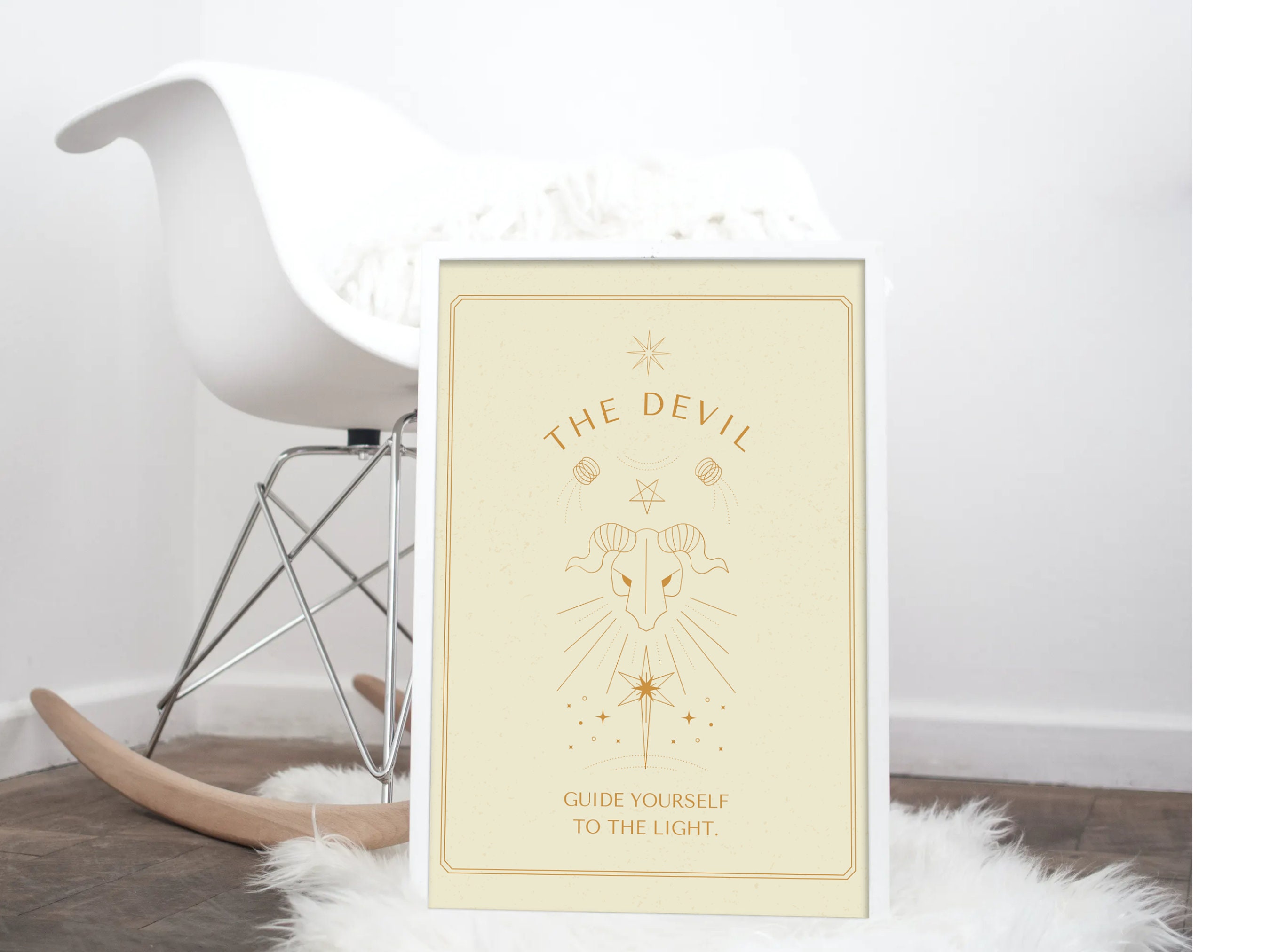 Printable Art, the Devil Definition Print, Wall Art Prints, Tarot Card ...