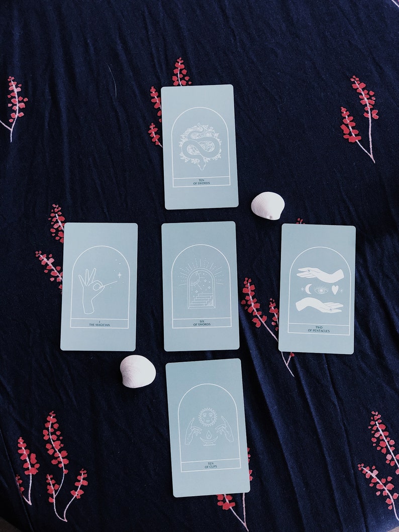 Tarot Deck Tarot Cards Full Tarot Deck Blue Tarot Deck - Etsy