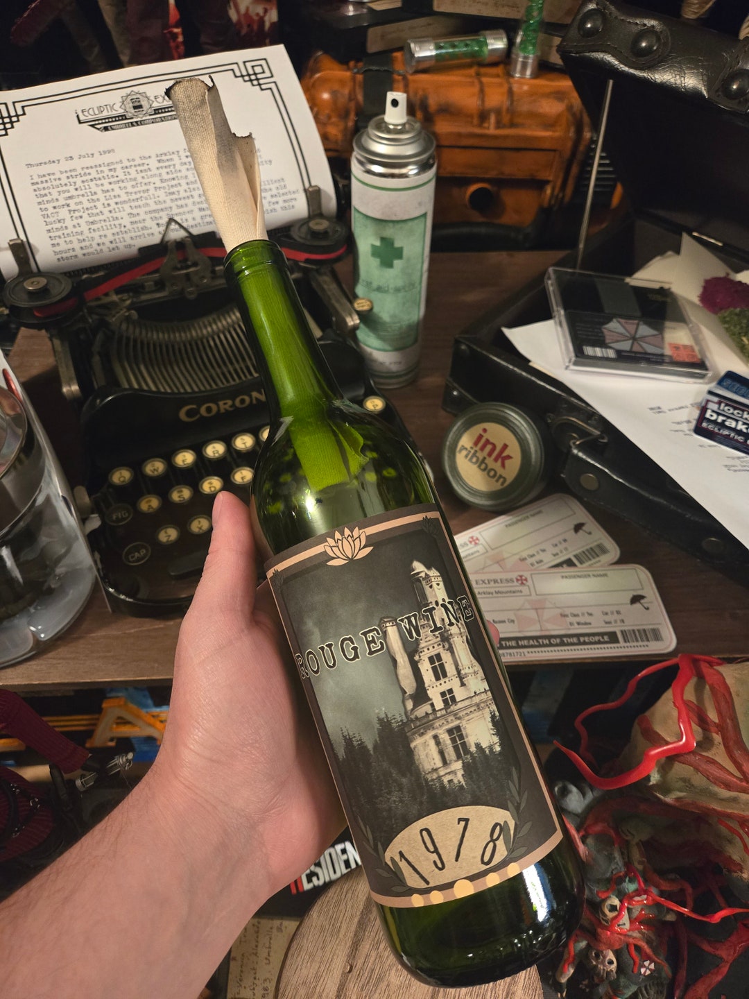 Resident Evil 0 Molotov Prop - Etsy