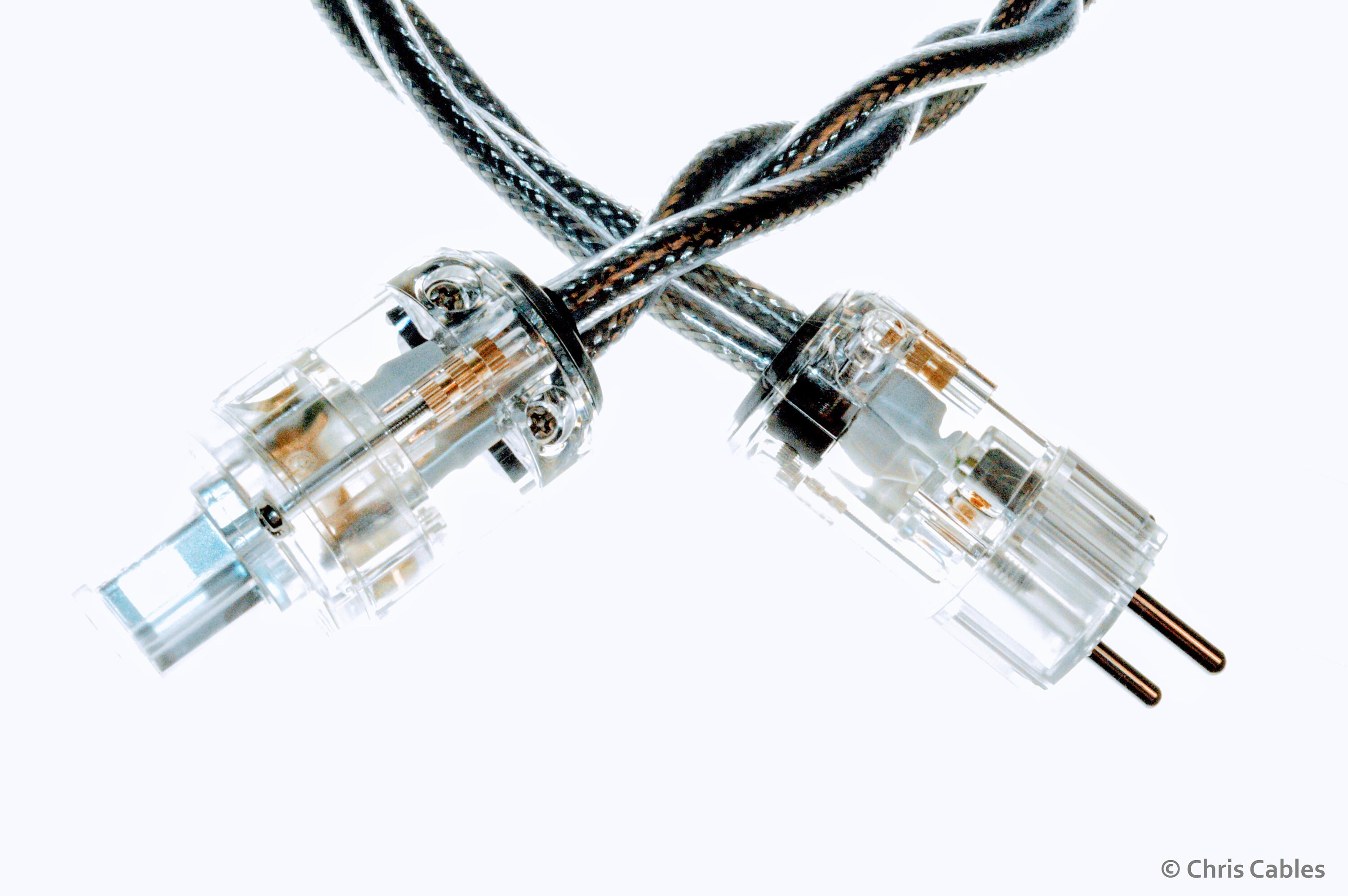 The Crystal Conductor. Audiophile Power Cable. US 3-pin or Euro 2-pin ...