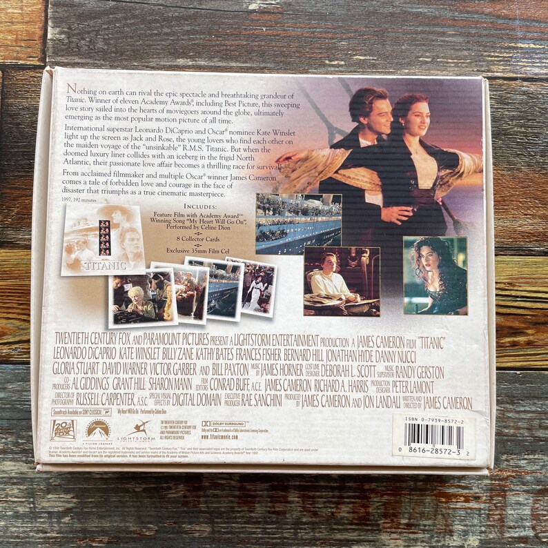 Vintage 90s Titanic VCD Collector's Set Ltd Edition Singapur con disco ...