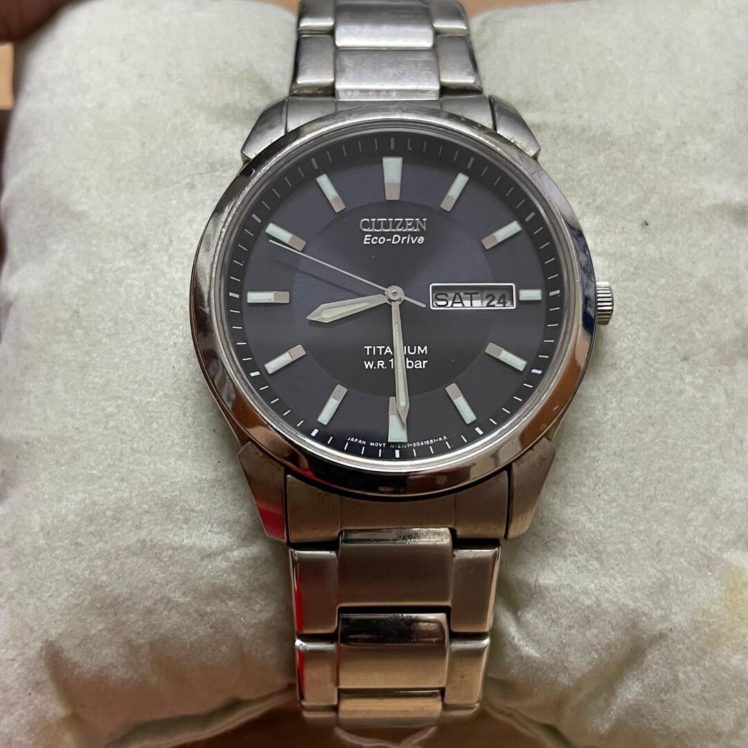 Citizen Eco-drive E101-8024650 Solar Wristwatch Quartz Japan Made Date WORKING Vintage - Etsy