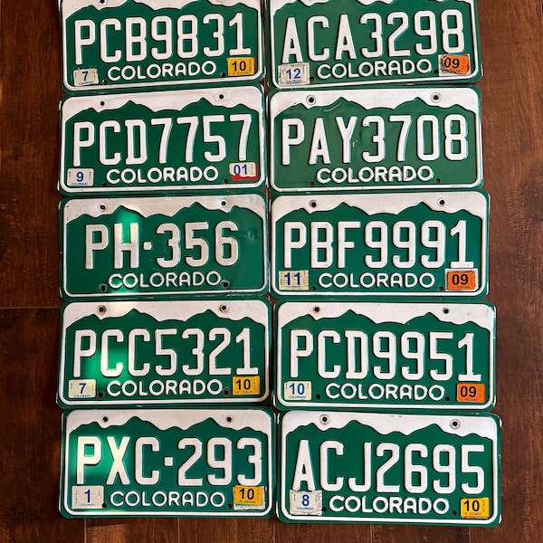 Colorado Vintage License Plate - Etsy