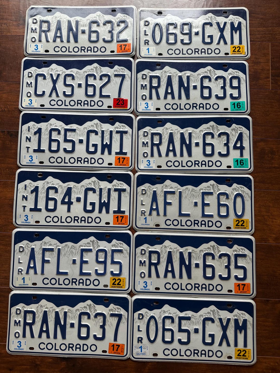 Colorado Blue License Plate, Pick Your Choice of License Plate, Vintage ...