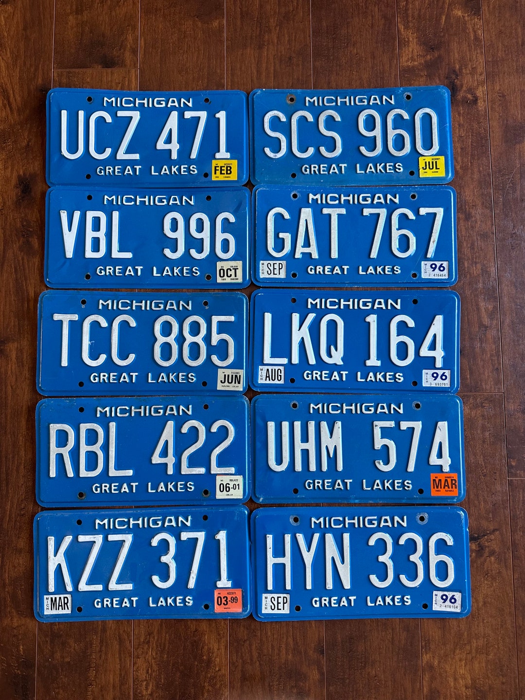 Michigan License Plate, Pick Your Choice of License Plate, Vintage ...