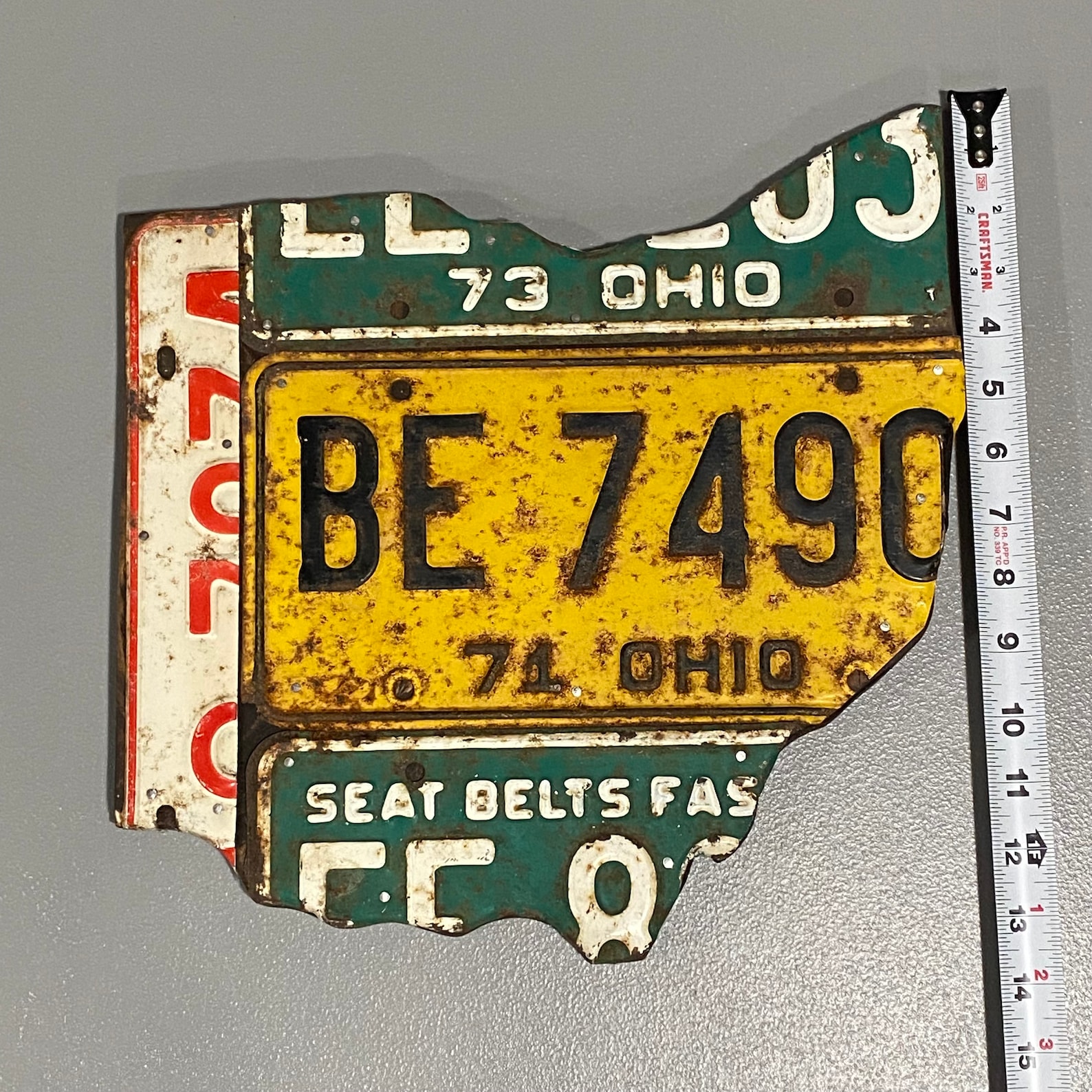 Ohio Vintage License Plate Sign Ohio State Sign License - Etsy