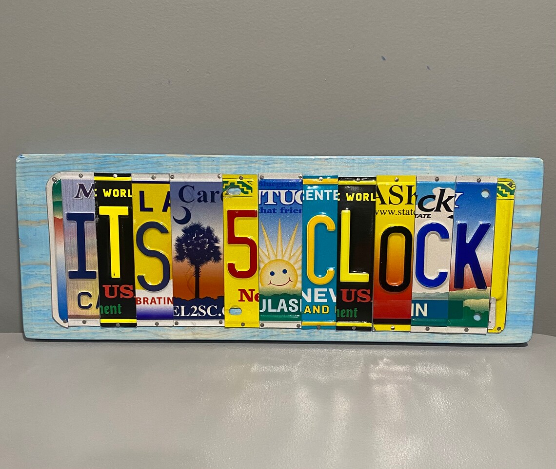 Custom License Plate Signs Anniversary Dates Birthdates | Etsy