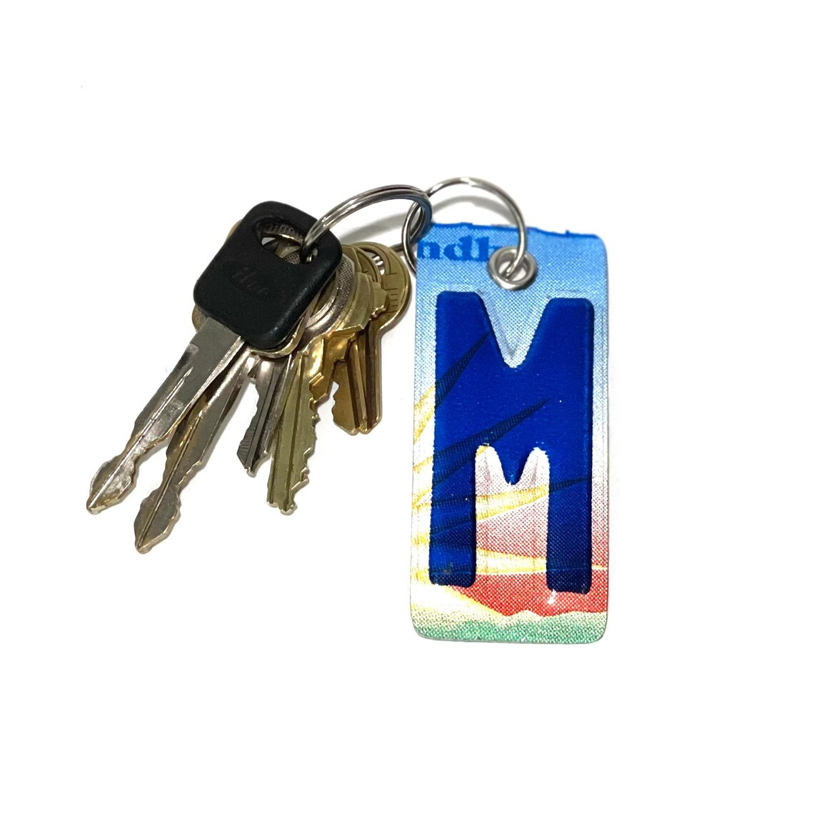 Keychain Keychains License Plate Key chain Letters | Etsy