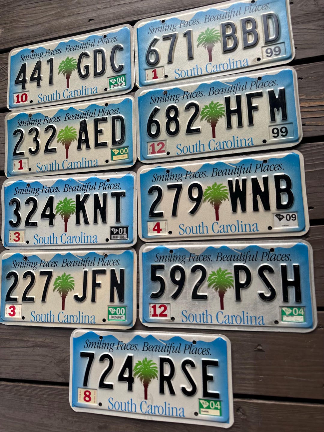 South Carolina License Plate, Pick Your Choice of License Plate, South ...