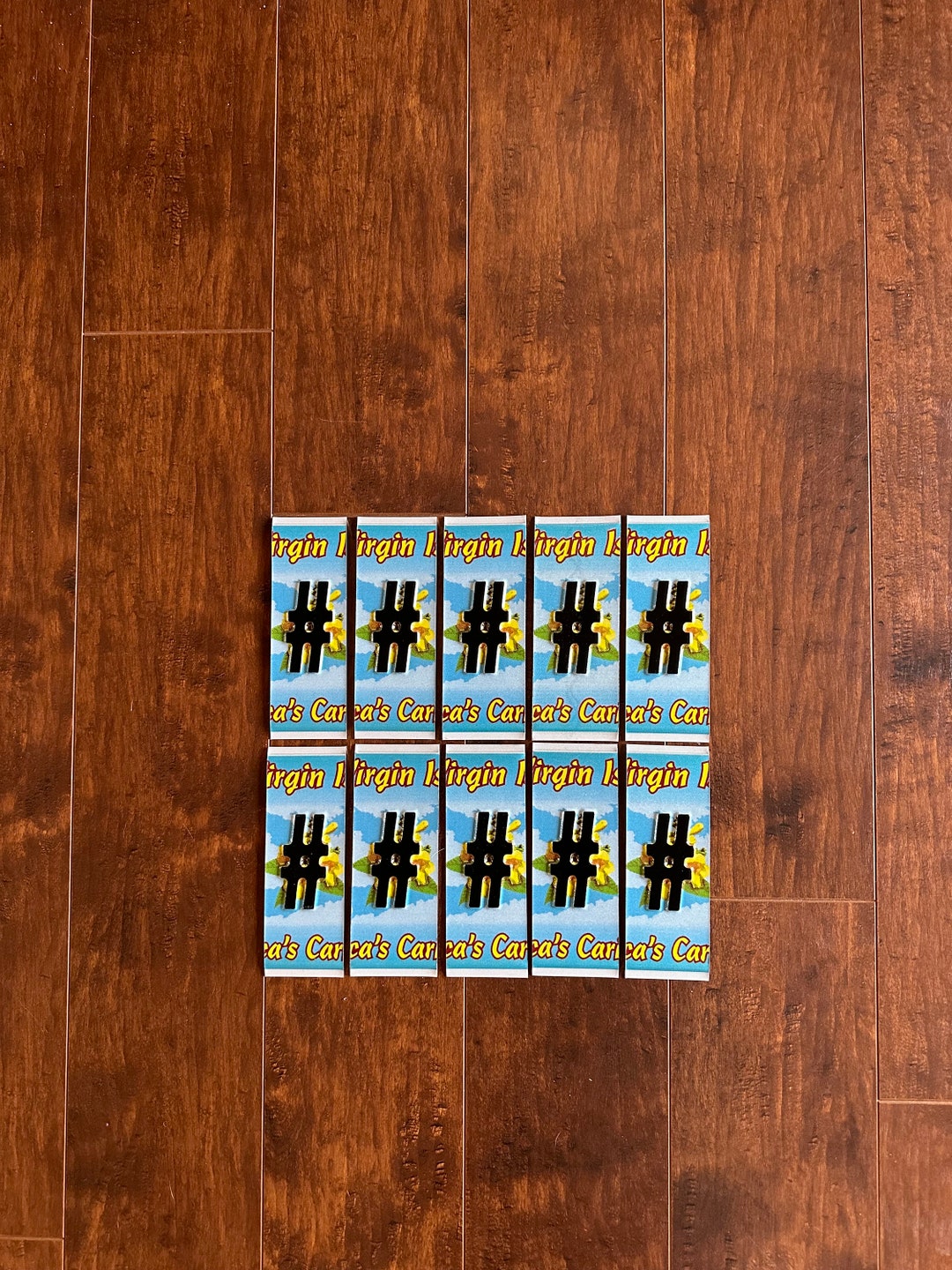 Lot of 10 License Plate Number Spacer, Crafting License Plates & Signs ...